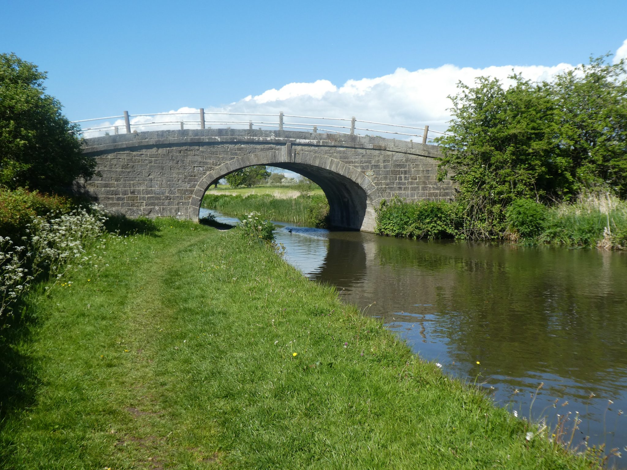 Bridges along the Lancaster Canal in the Garstang Rural District ...